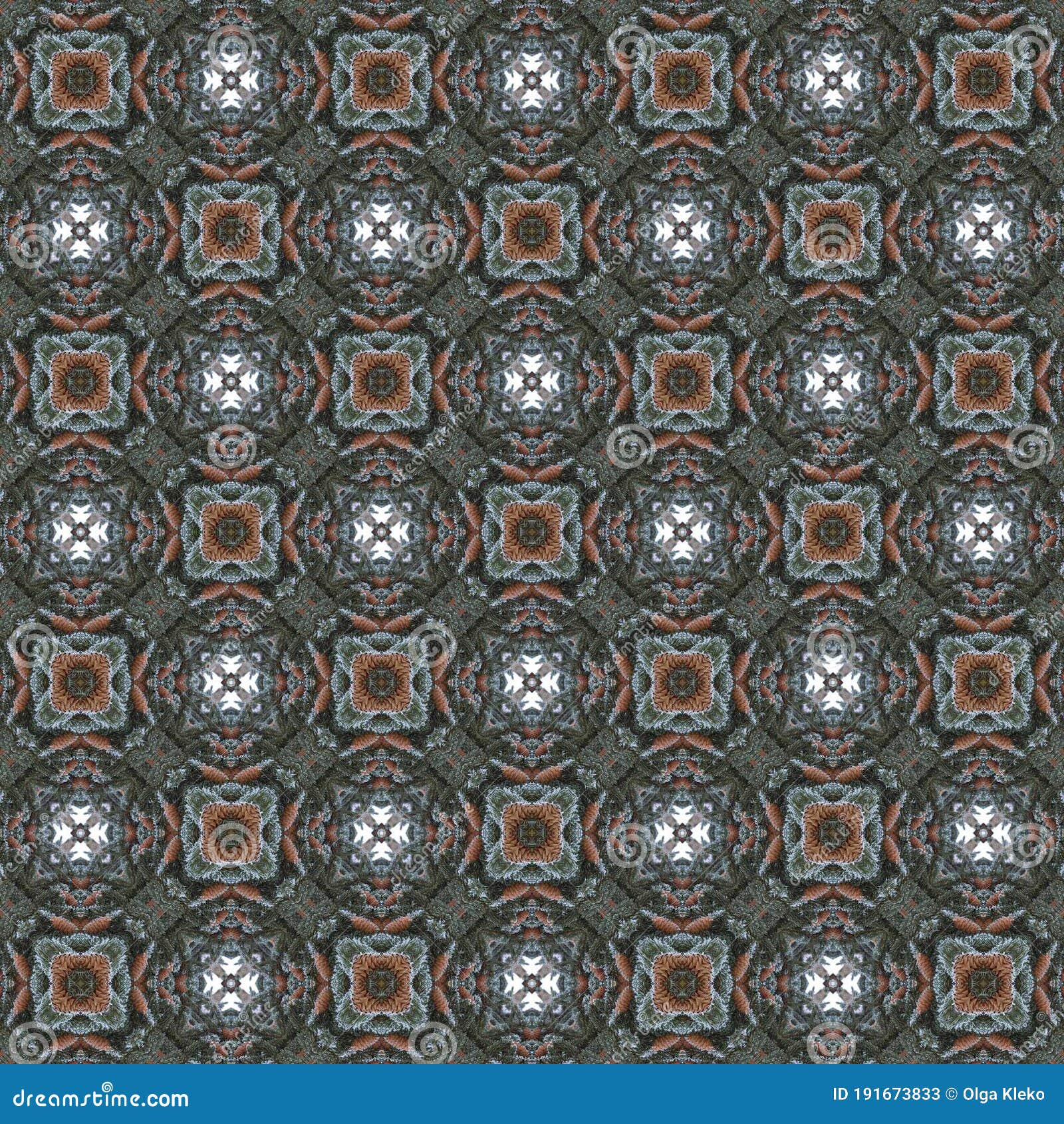 Different Decorative Forms. Handmade Illustration. Stock Illustration ...