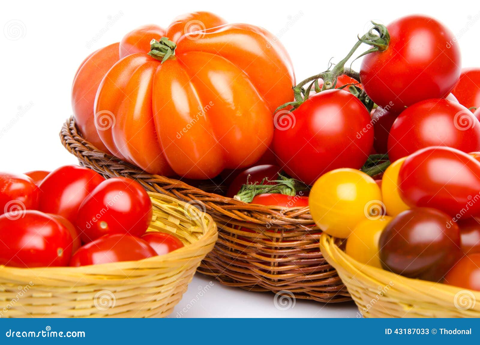 Composition of Different Varieties of Tomatoes Stock Image - Image of ...