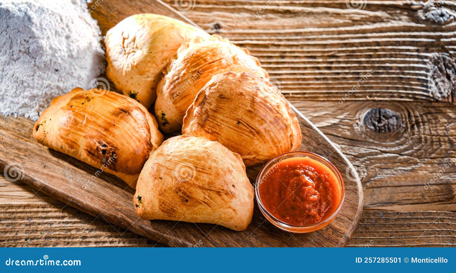 Composition with a Dish of Oven-baked Pierogi Stock Image - Image of ...