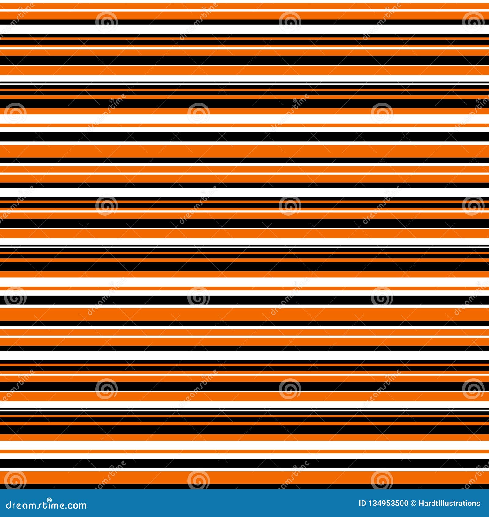 Orange and Black Stripes Seamless Pattern Stock Vector - Illustration ...