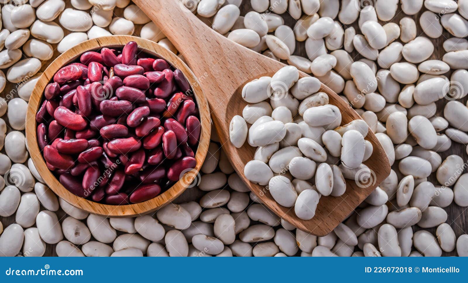 Composition with Dried Beans on the Table Stock Photo - Image of ...