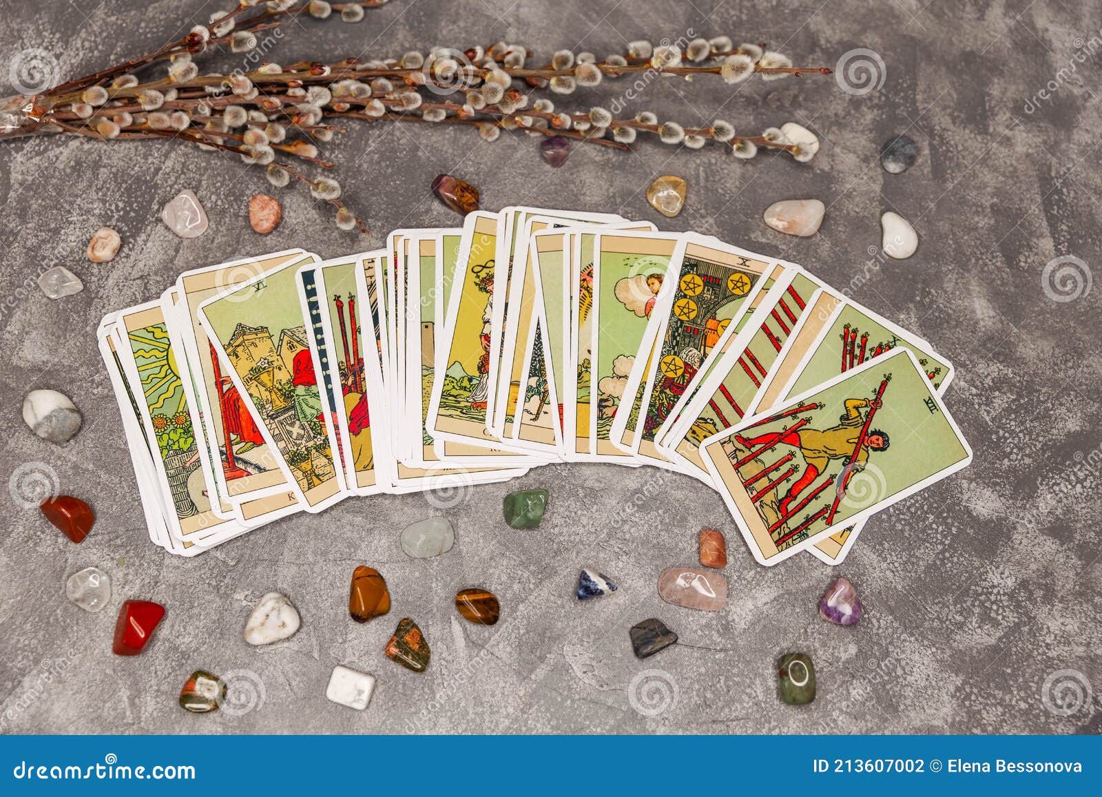 Composition of Esoteric Objects, Used for Healing. Fortune-telling ...