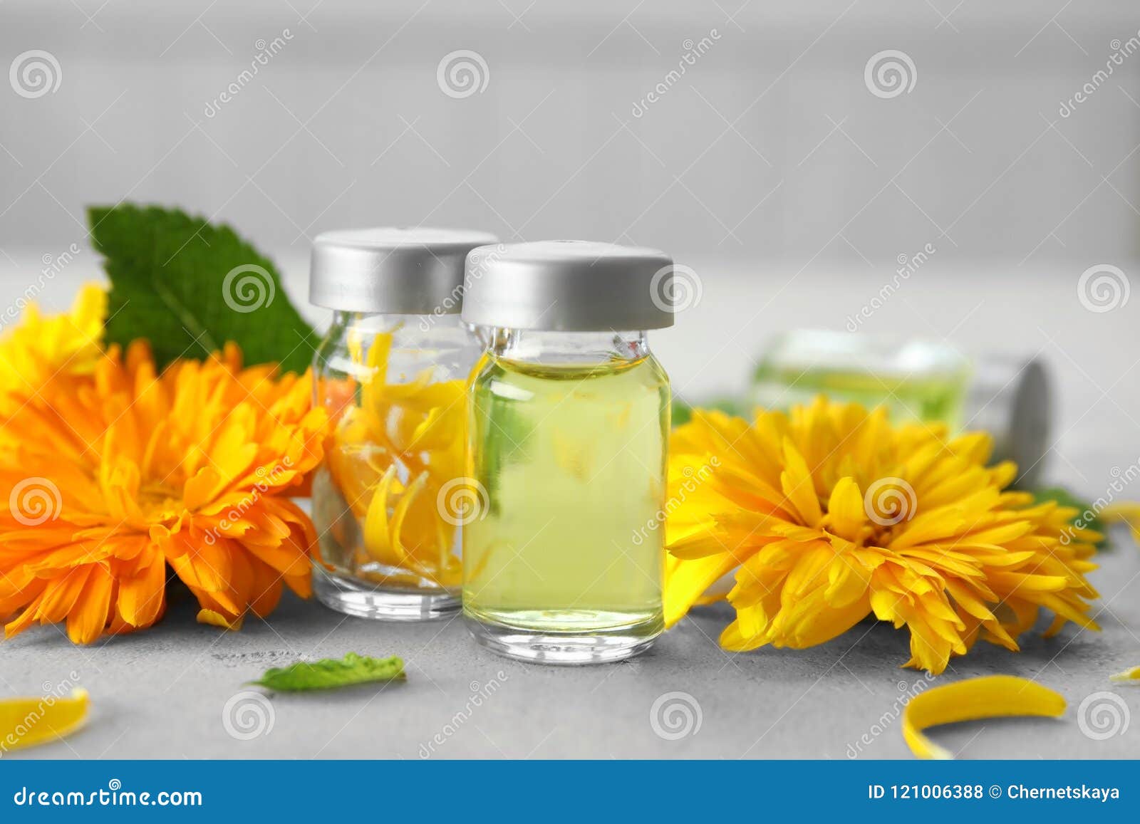 Composition with Essential Oils and Ingredients Stock Photo - Image of ...
