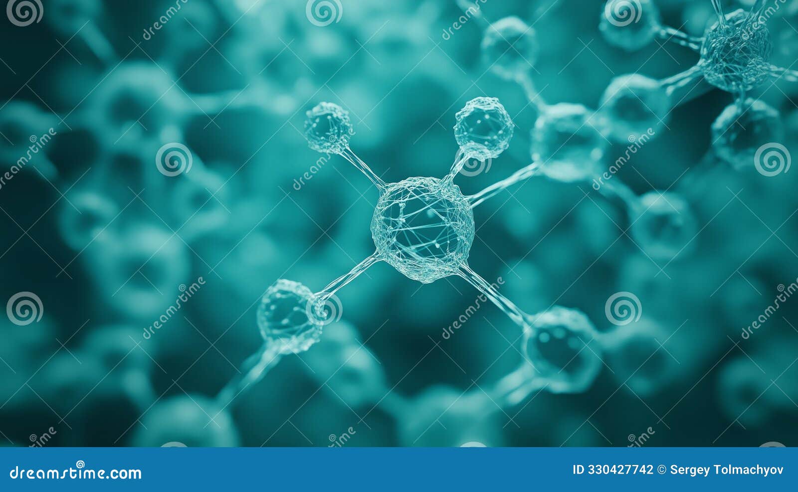 Understanding Molecular Structures In A Detailed Illustration Depicting ...