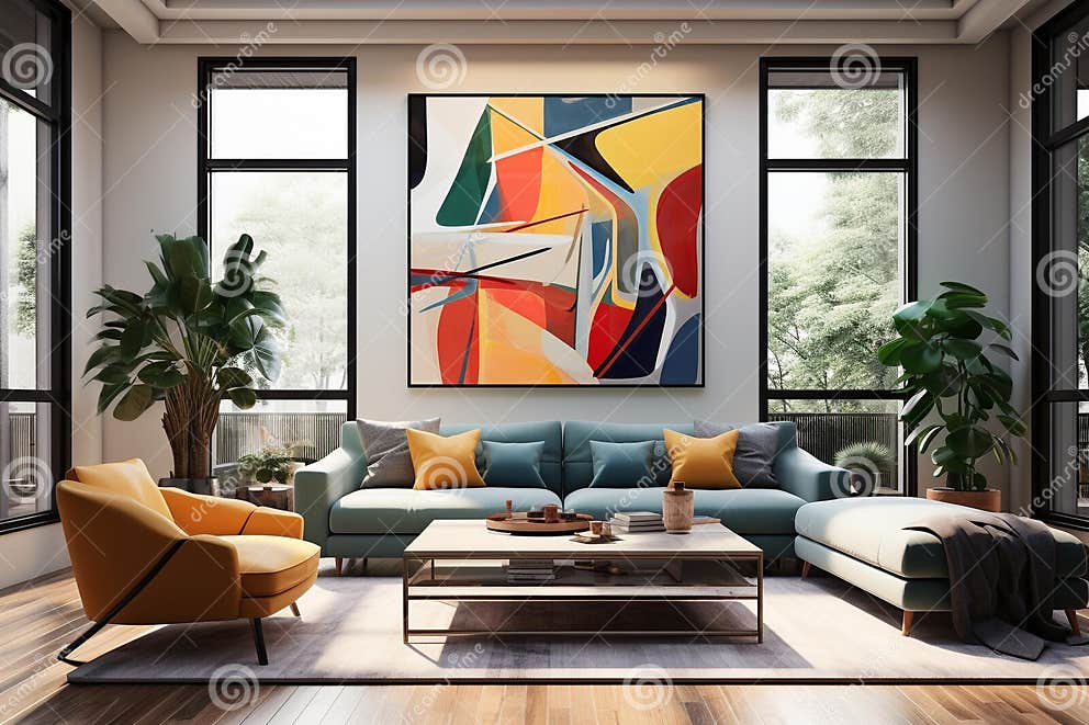 A Composition Featuring Multiple Layers of Abstraction that Create ...