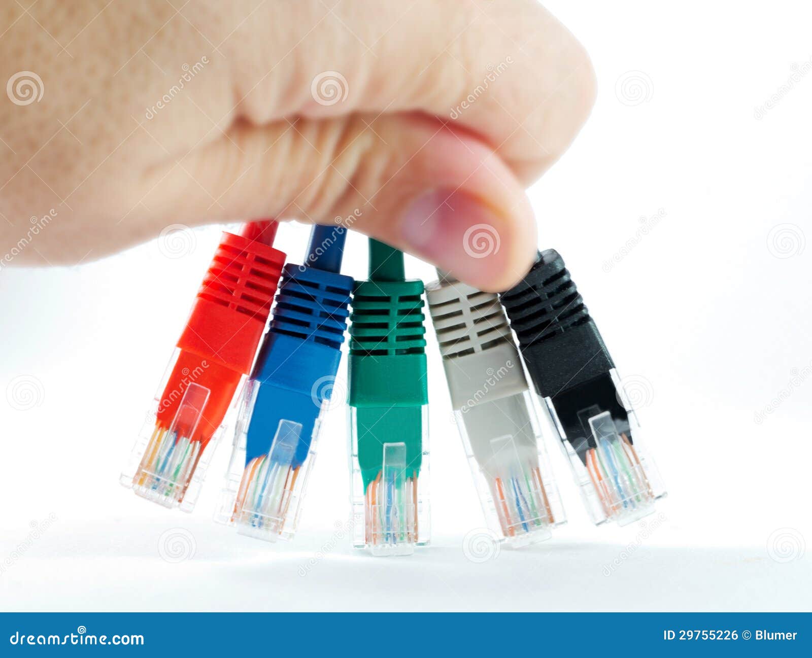 Lan connectors stock photo. Image of technology, email - 29755226