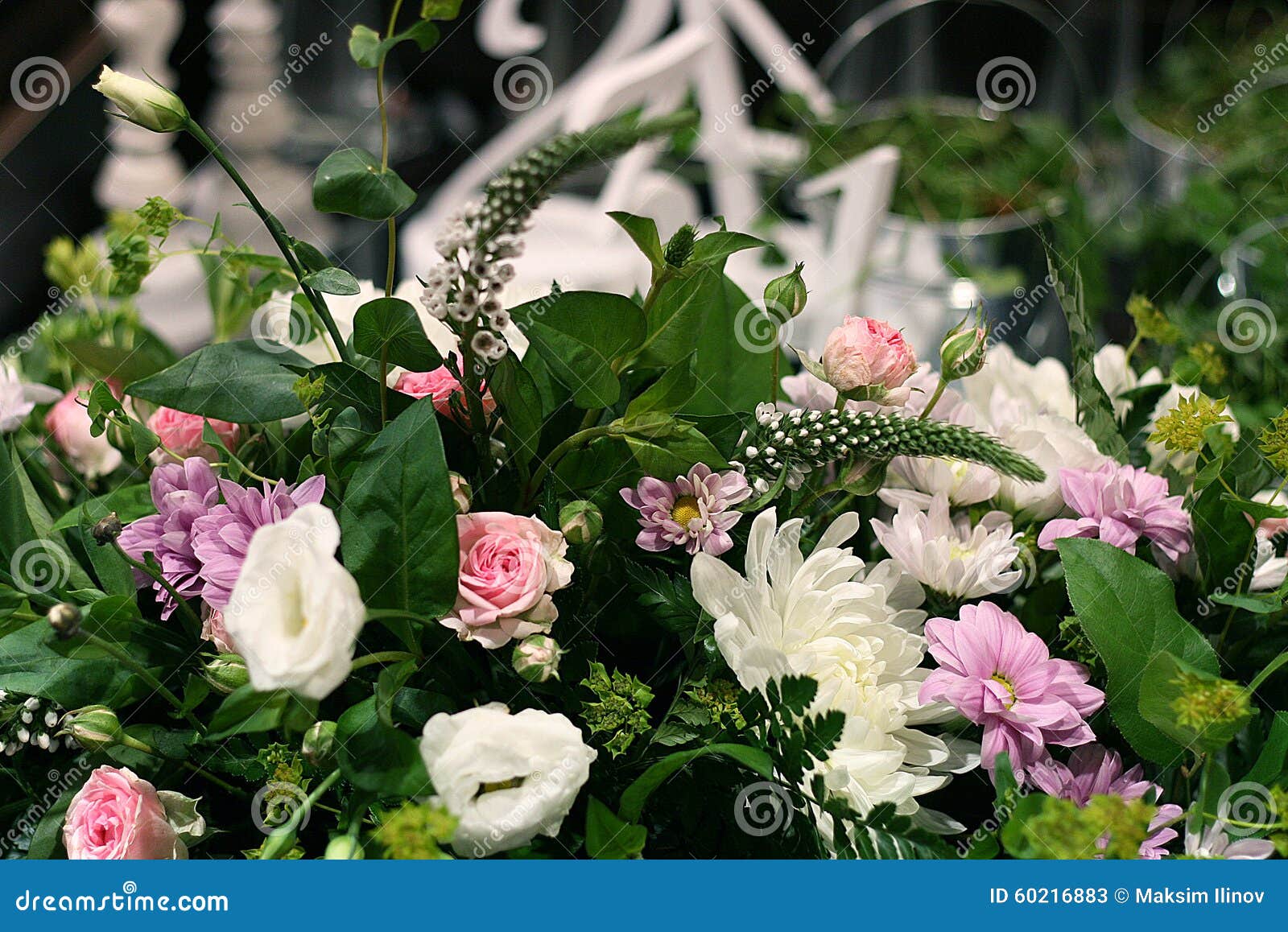 Composition from flowers stock image. Image of salon - 60216883