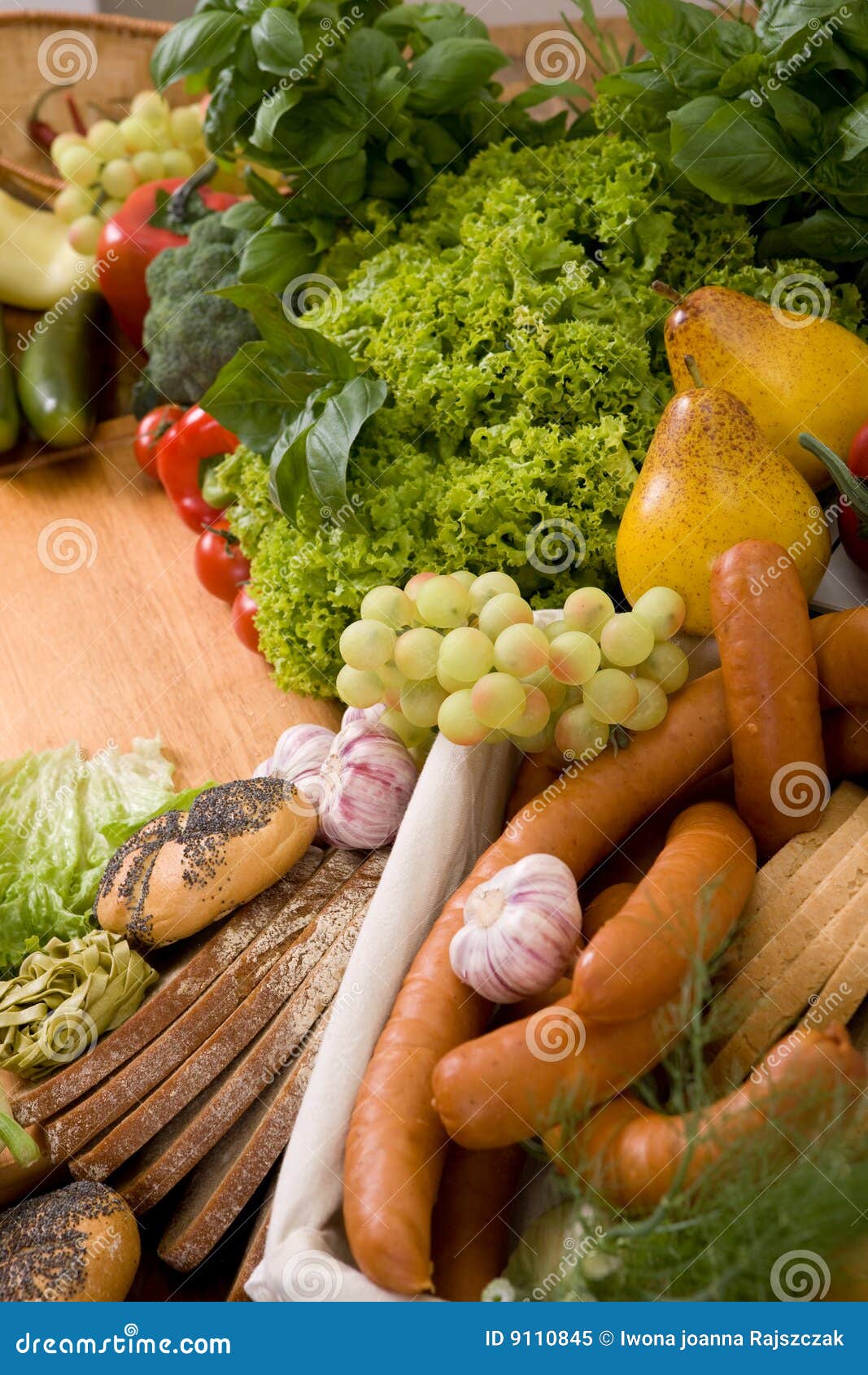 Composition of food stock image. Image of diet, health - 9110845