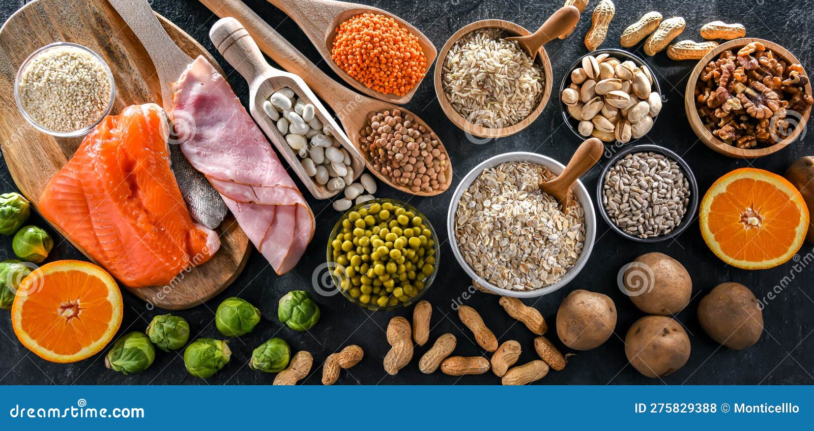 Composition With Food Products Rich In Thiamine Or Vitamin B1 Stock