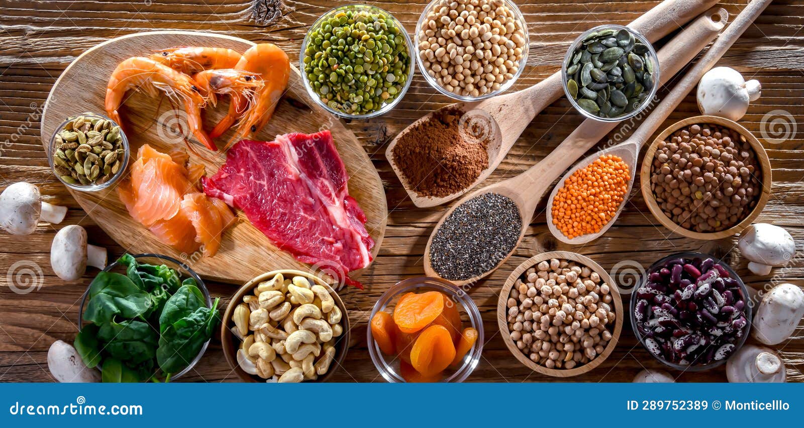 Composition with Food Products Rich in Zinc Stock Image - Image of ...