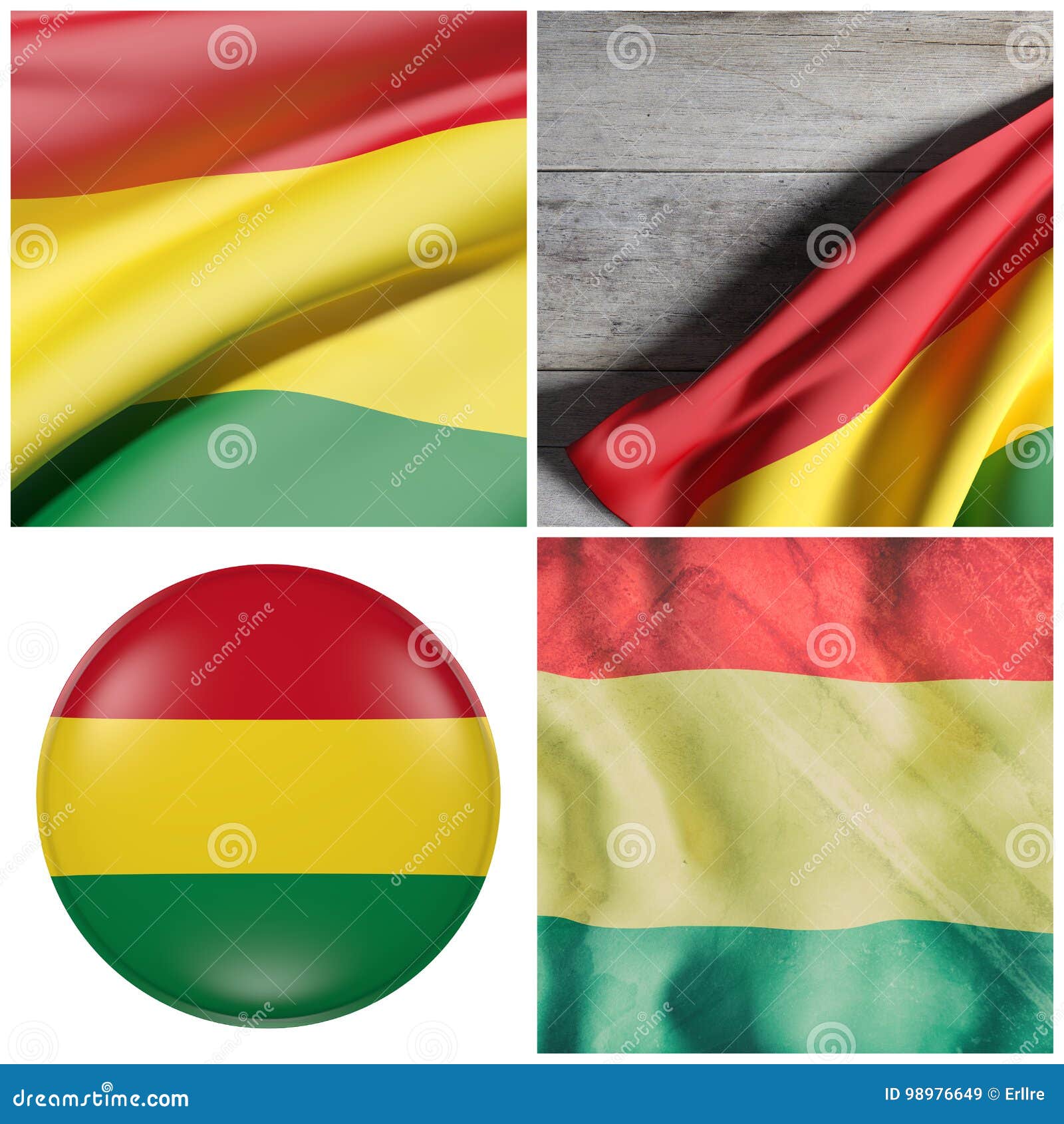 Bolivia flag waving stock image. Image of country, emblem - 98976649