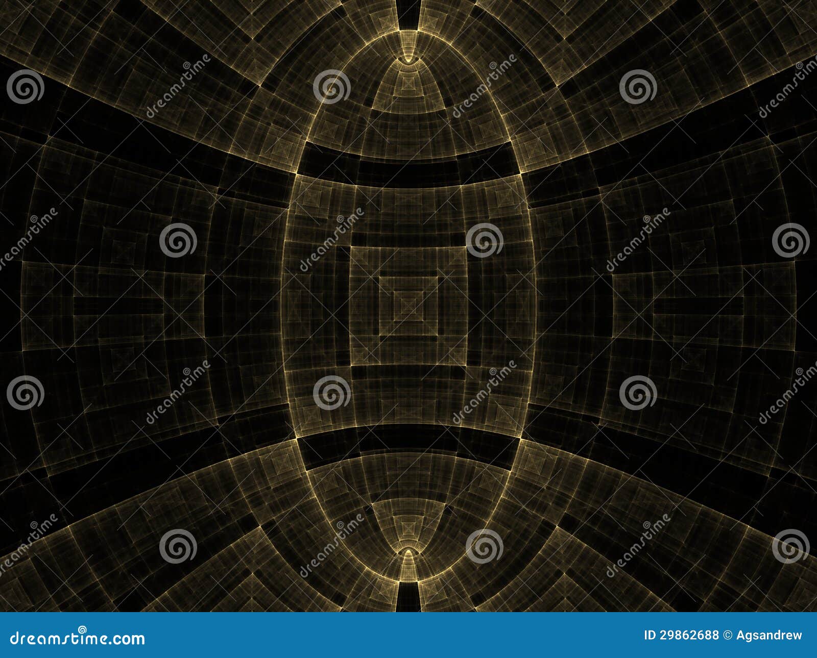 Virtual Fractal Grid stock illustration. Illustration of mystical ...