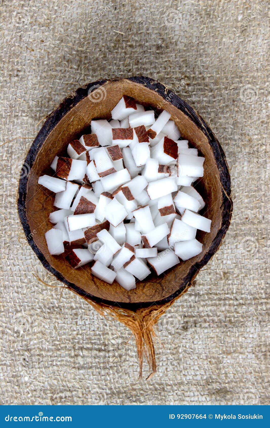 Composition with Fresh Coconut Stock Photo - Image of coconutmilk ...