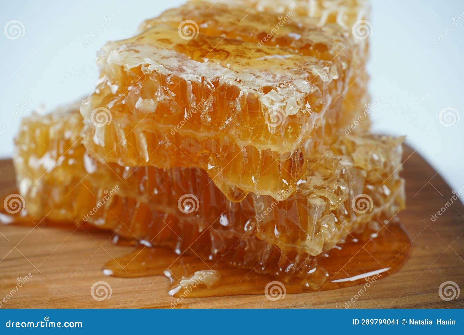 Composition with Fresh Honey Comb and Honey Stock Image - Image of ...