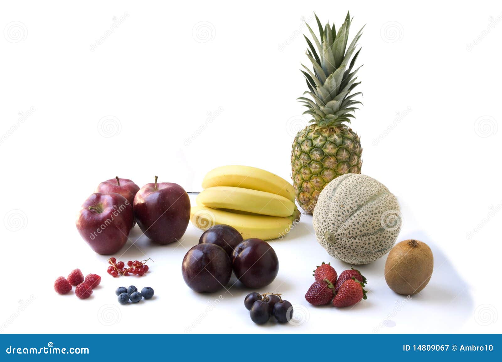 Composition of fruits stock image. Image of blueberries - 14809067