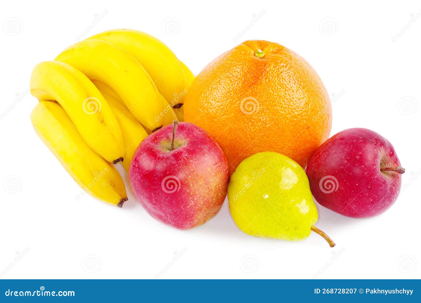 Composition with Fruits Isolated Stock Image - Image of mandarine ...