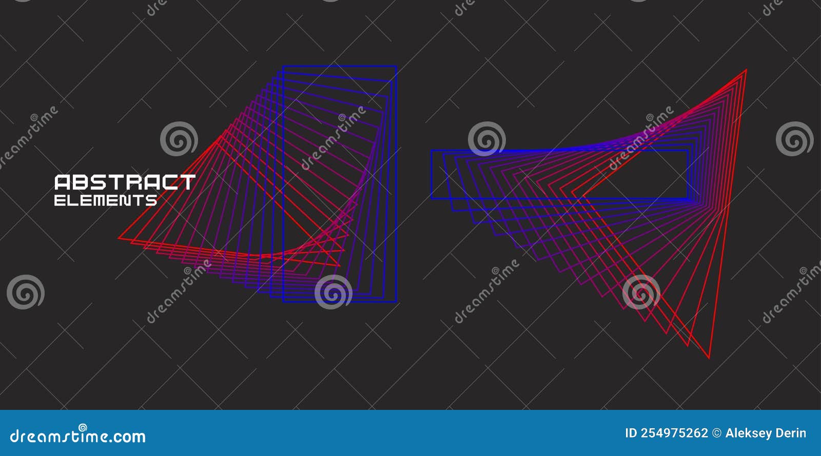 Composition with Geometric Shapes. Abstract Elements for Design Stock ...