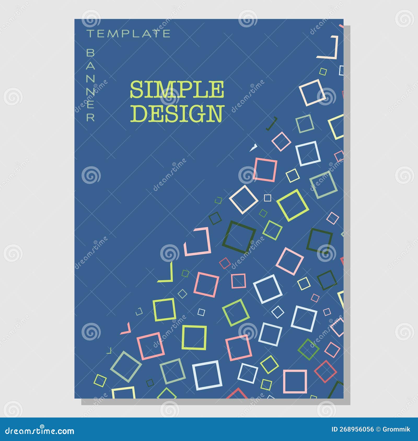 The Composition of Geometric Shapes. Layout for Creative Ideas for the ...