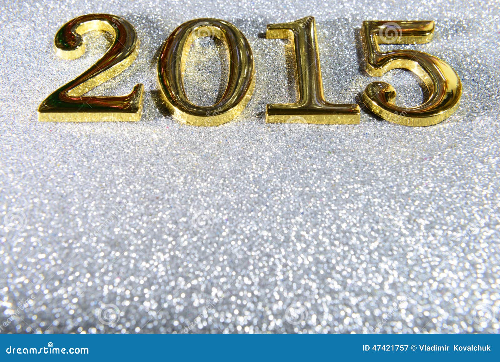 Composition of Golden Numbers 2015 Year Stock Image - Image of garlands ...