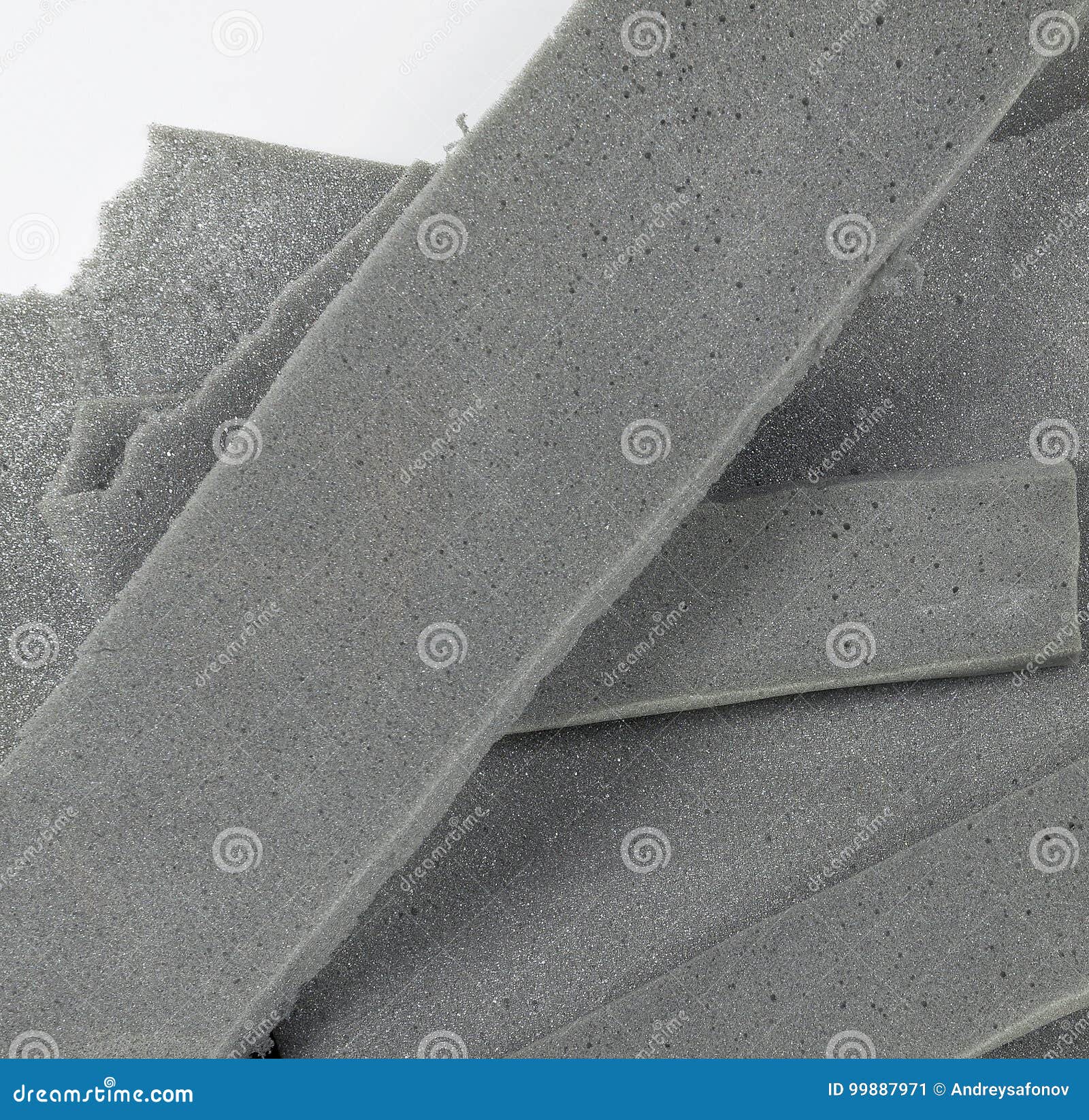 Composition of Gray Foam Rubber. Stock Image - Image of porous, soft ...