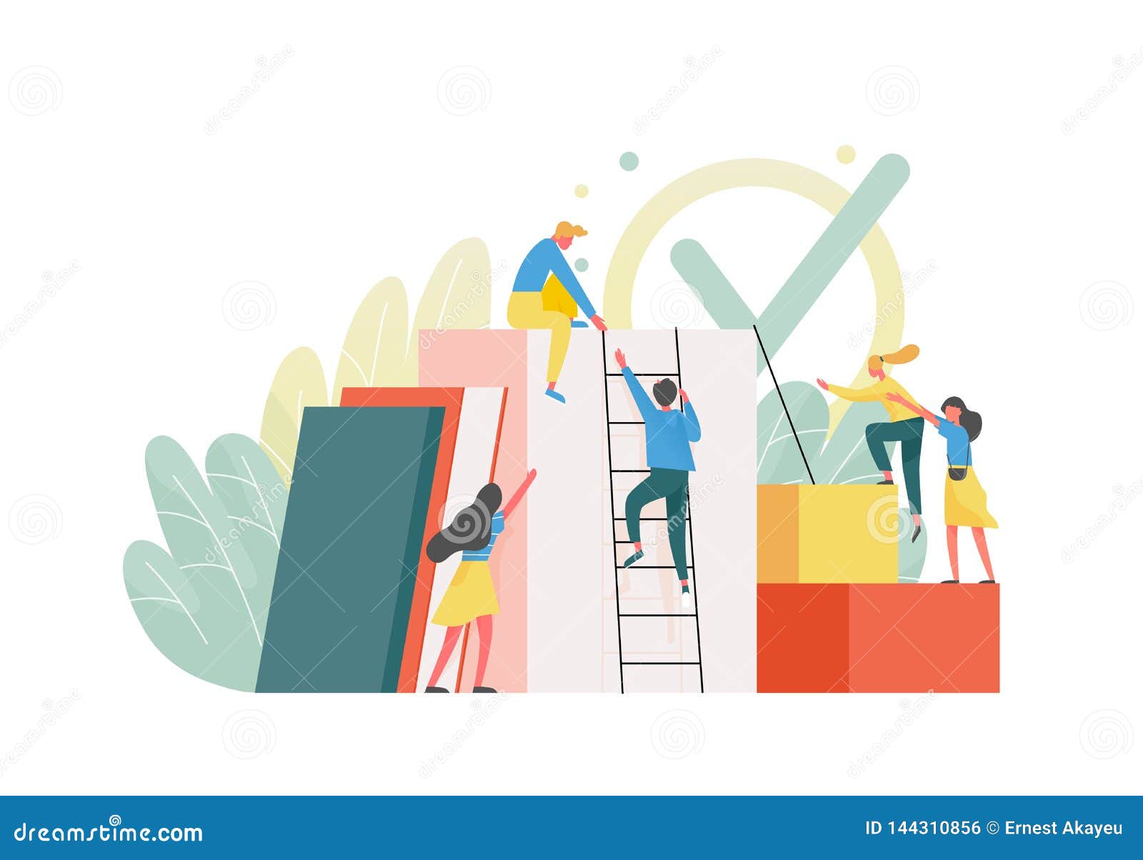 Concept Of Person Valuing Positively With Colorful Emoticon ...