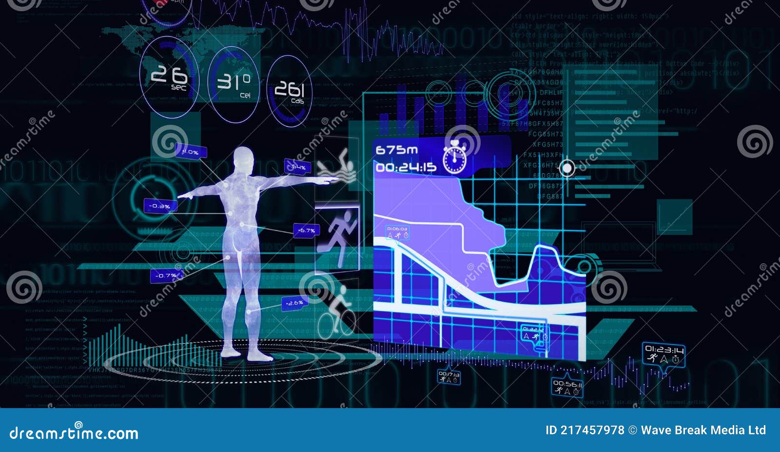 Composition of Human Body and Scientific Data Processing on Black ...