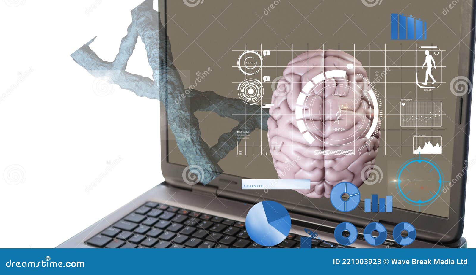 Composition of Human Brain and Medical Data Processing Over Laptop ...