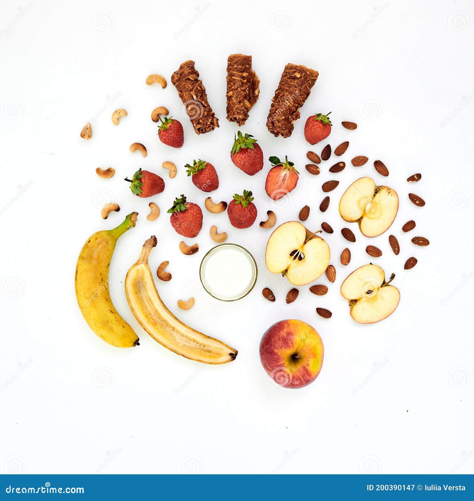 Composition of Ingredients for Making Fruit Chips and Pastilles on a ...