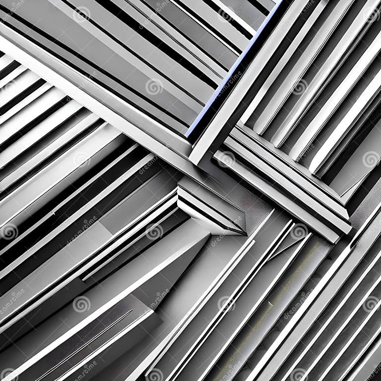 A Composition of Intersecting Lines and Shapes, with Dynamic Angles ...