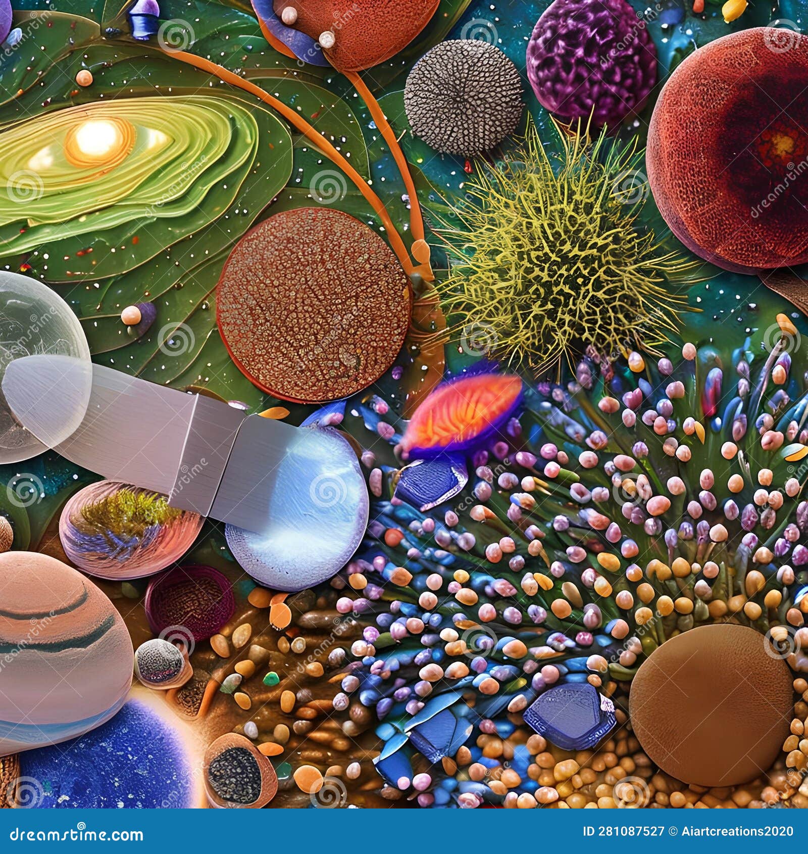 A Composition of Intricate Details and Microcosmic Worlds, with ...