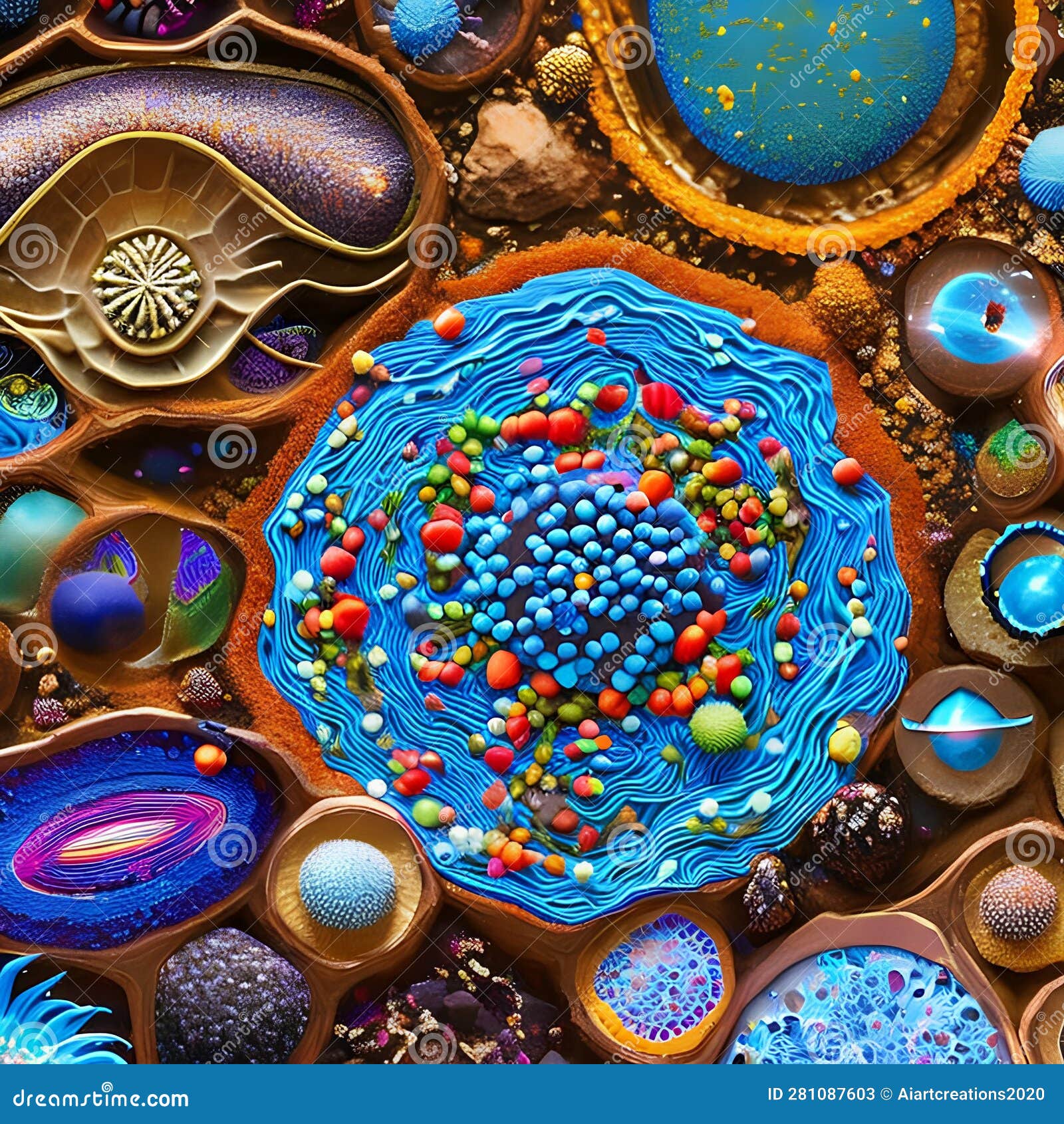 A Composition of Intricate Details and Microcosmic Worlds, with ...