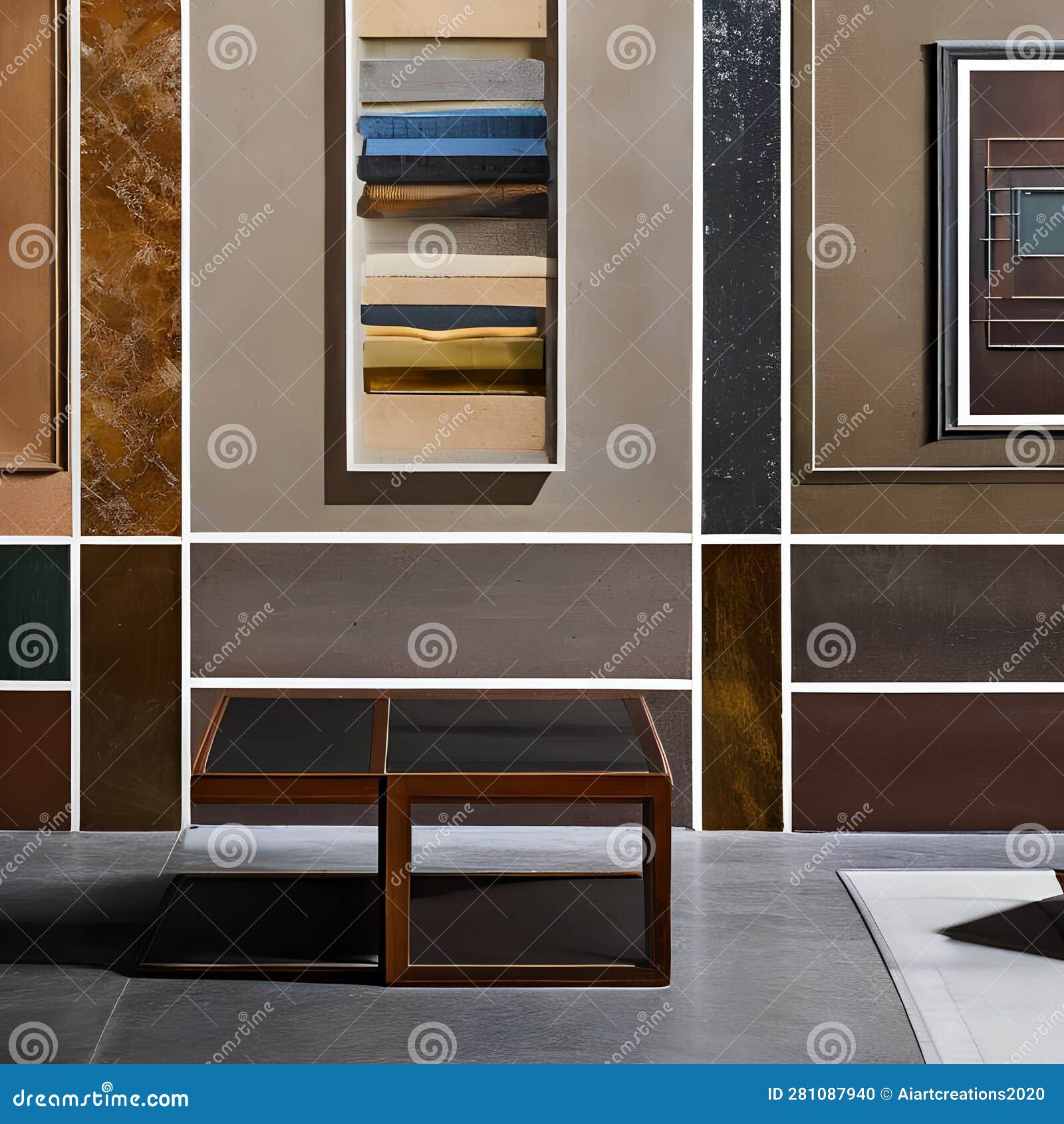 A Composition of Juxtaposed Elements, with Contrasting Textures, Shapes ...