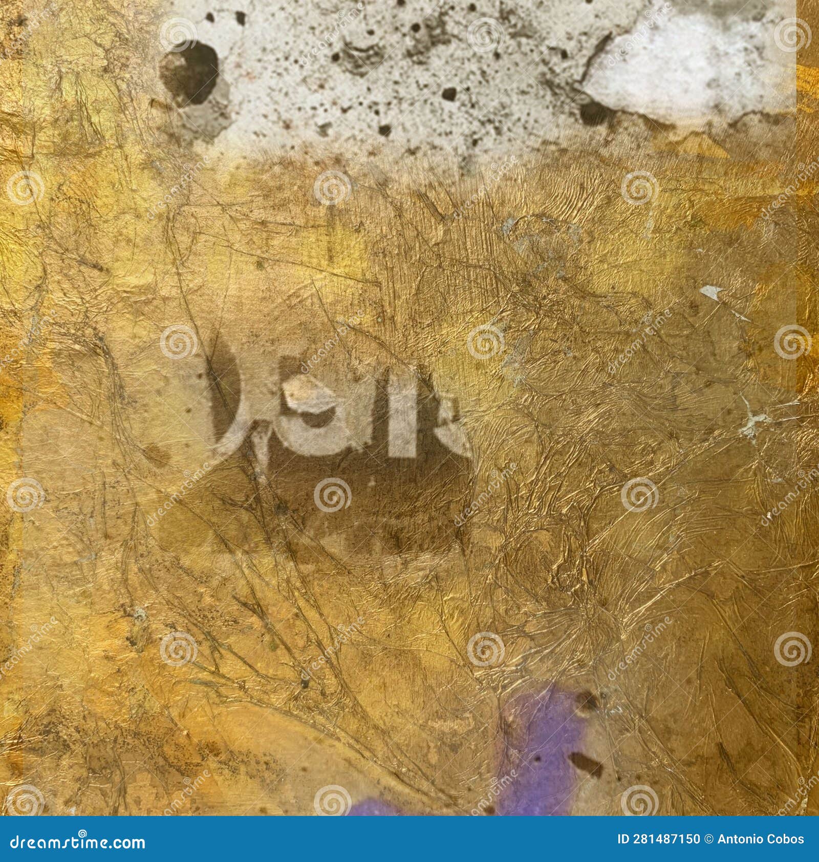 Composition Made of a Mix of Textures Stock Illustration - Illustration ...