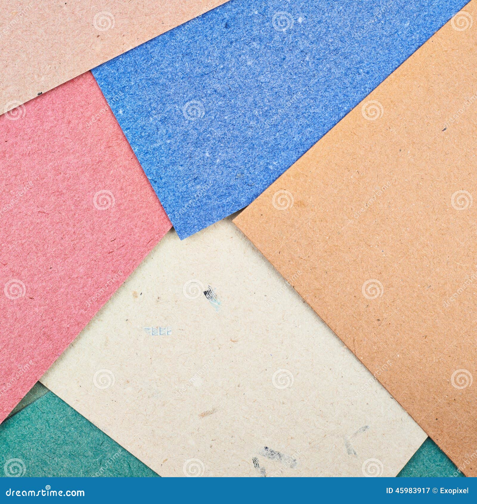 Composition Multiple Cardboard Paper Sheets Stock Photos - Free ...