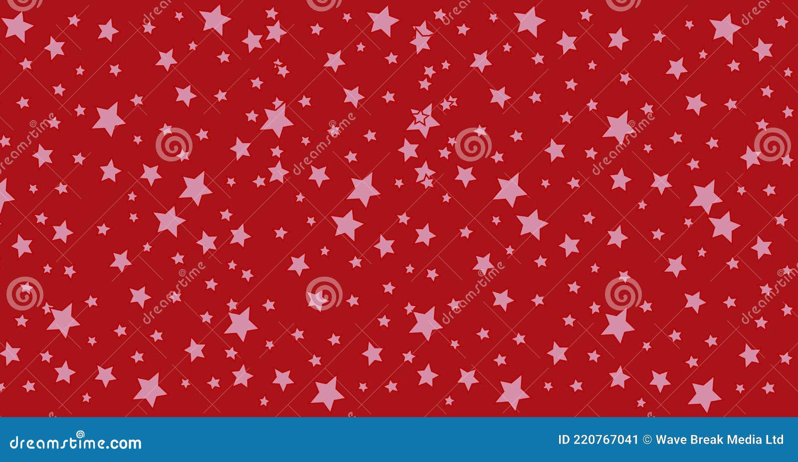 Composition of Multiple Red Stars on Red Background Stock Illustration ...