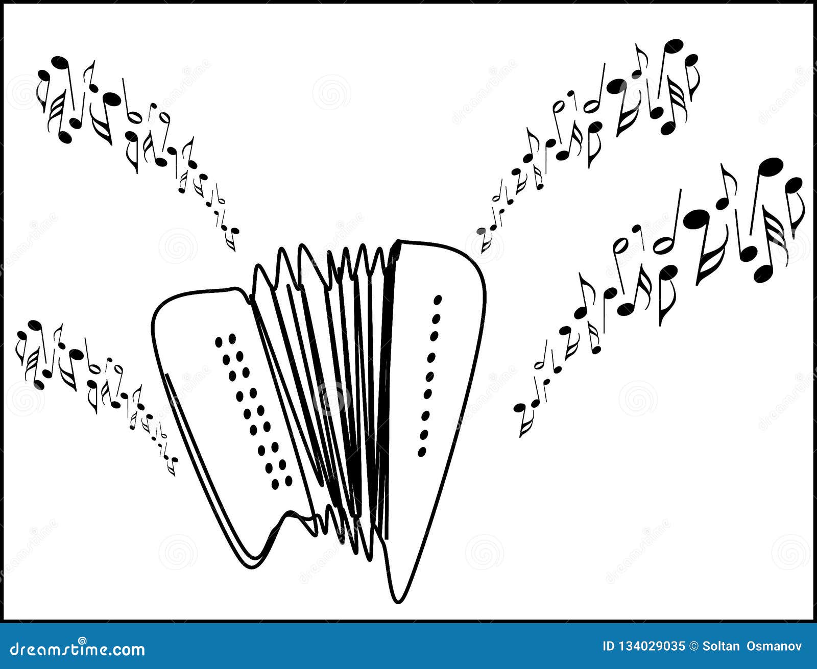 Composition of Musical Instruments. Illustration, Background Stock ...