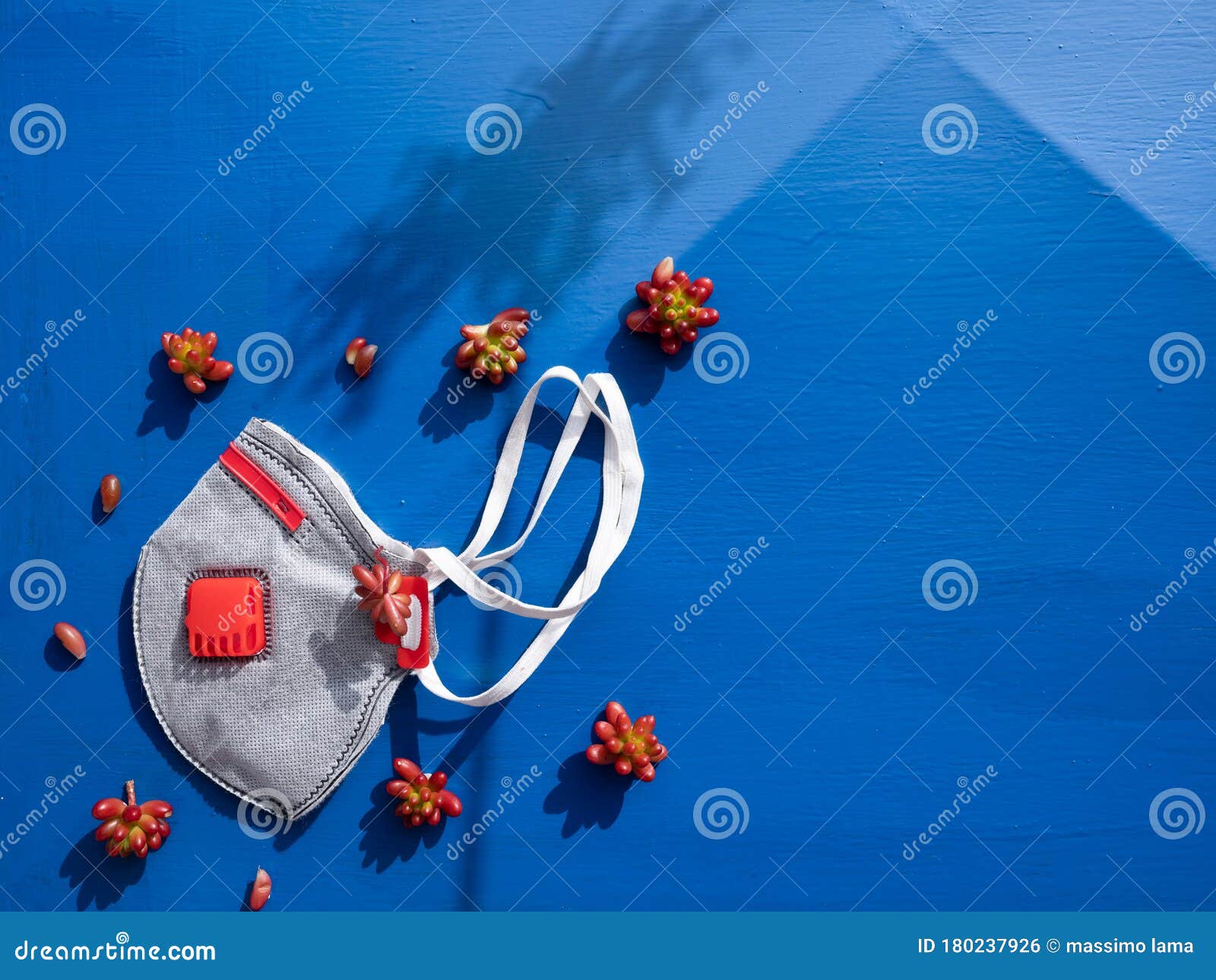 Composition with N95 Face Mask Stock Photo - Image of sanitizer, face ...