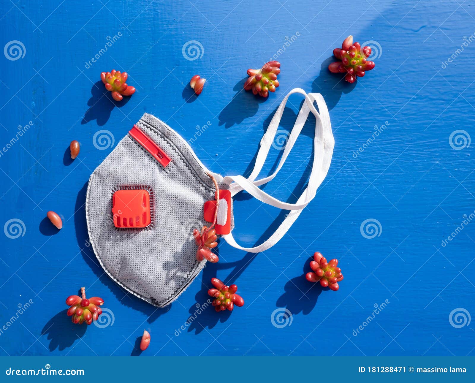 Composition with N95 Face Mask Stock Image - Image of pandemic ...