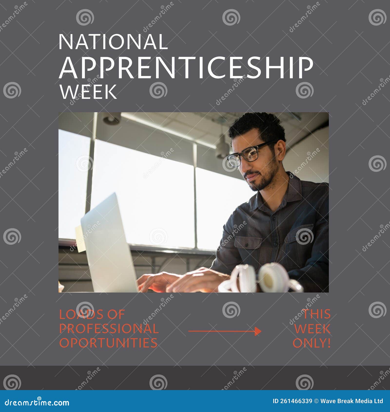 Composition of National Apprenticeship Week Text and Businessman in ...