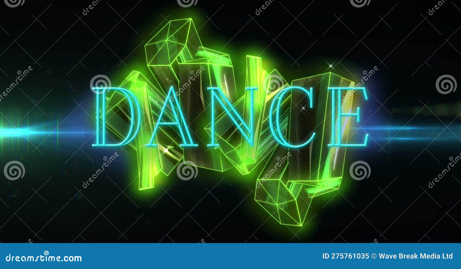 A Neon-lit Dance Floor Room With Mirrored Walls, A DJ Booth, And Disco ...