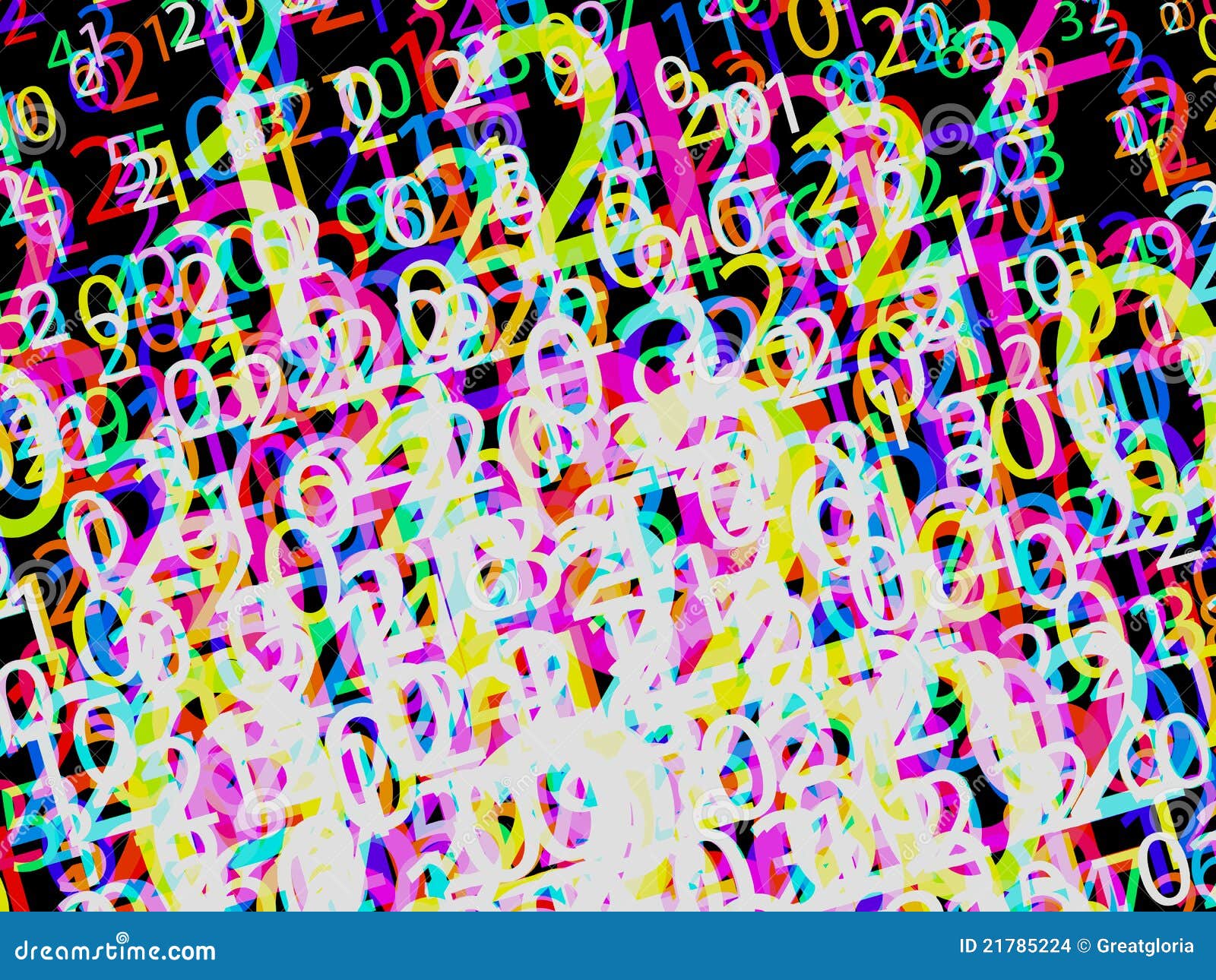 Composition of Numbers, Vector Stock Vector - Illustration of ...