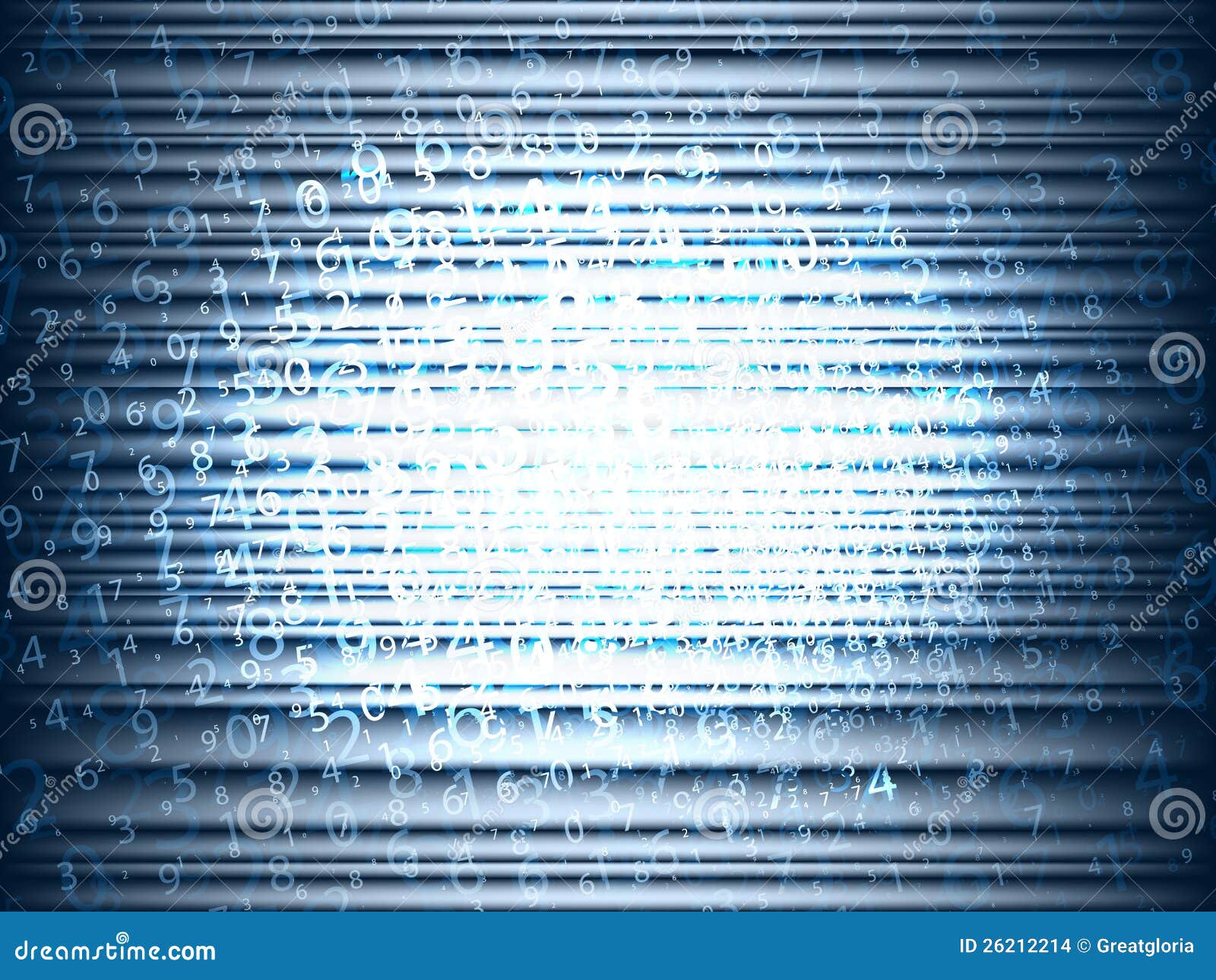 Composition of Numbers, Vector Stock Vector - Illustration of texture ...