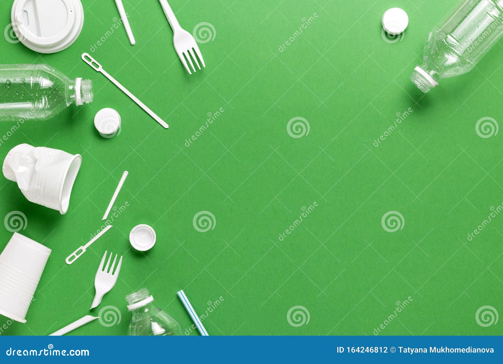 Composition of Plastic Waste Pollution. Sorting and Recycling ...