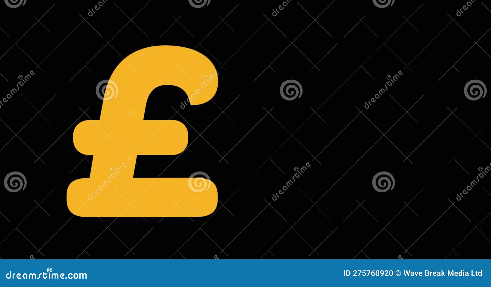 Composition of Pound Symbol on Black Background with Copy Space Stock ...