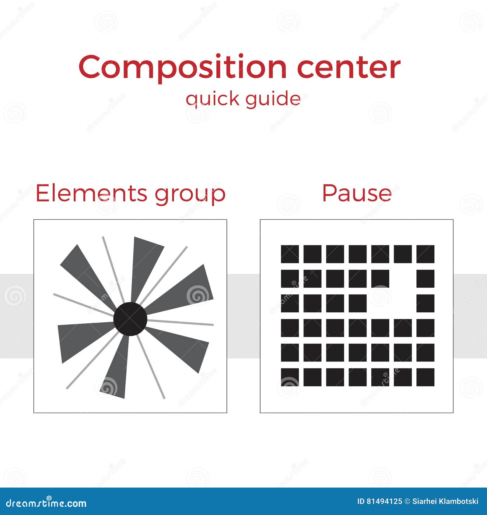 Composition Quick Guide Vector Illustration Stock Vector - Illustration ...