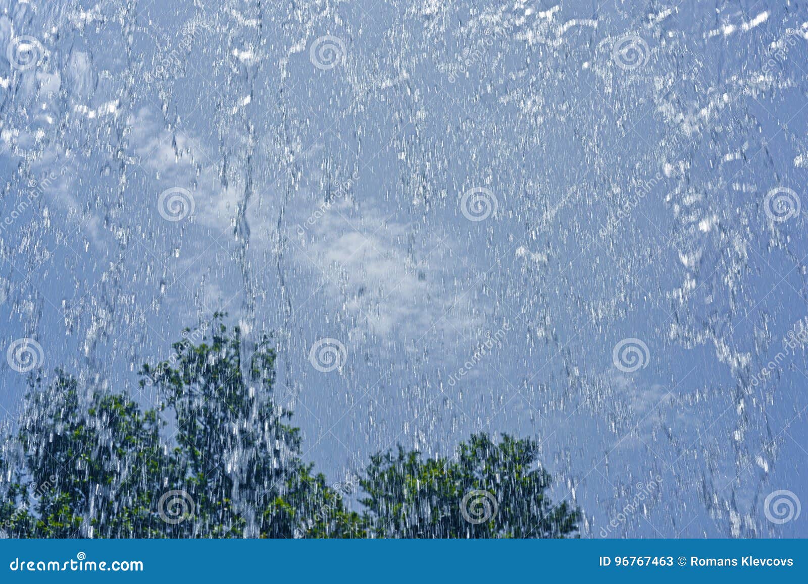 Composition of Rain and Water. Stock Image - Image of moisture, liquid ...