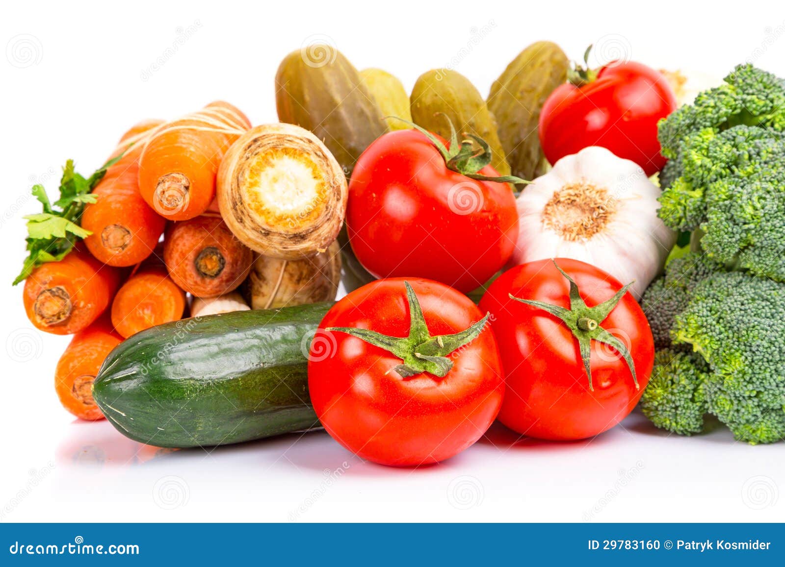 Composition of Fresh Vegetables Stock Photo - Image of balanced ...