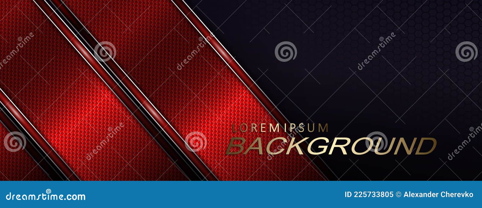 Composition of Red and Black Shades with a Gradient, Slanting Curtains ...