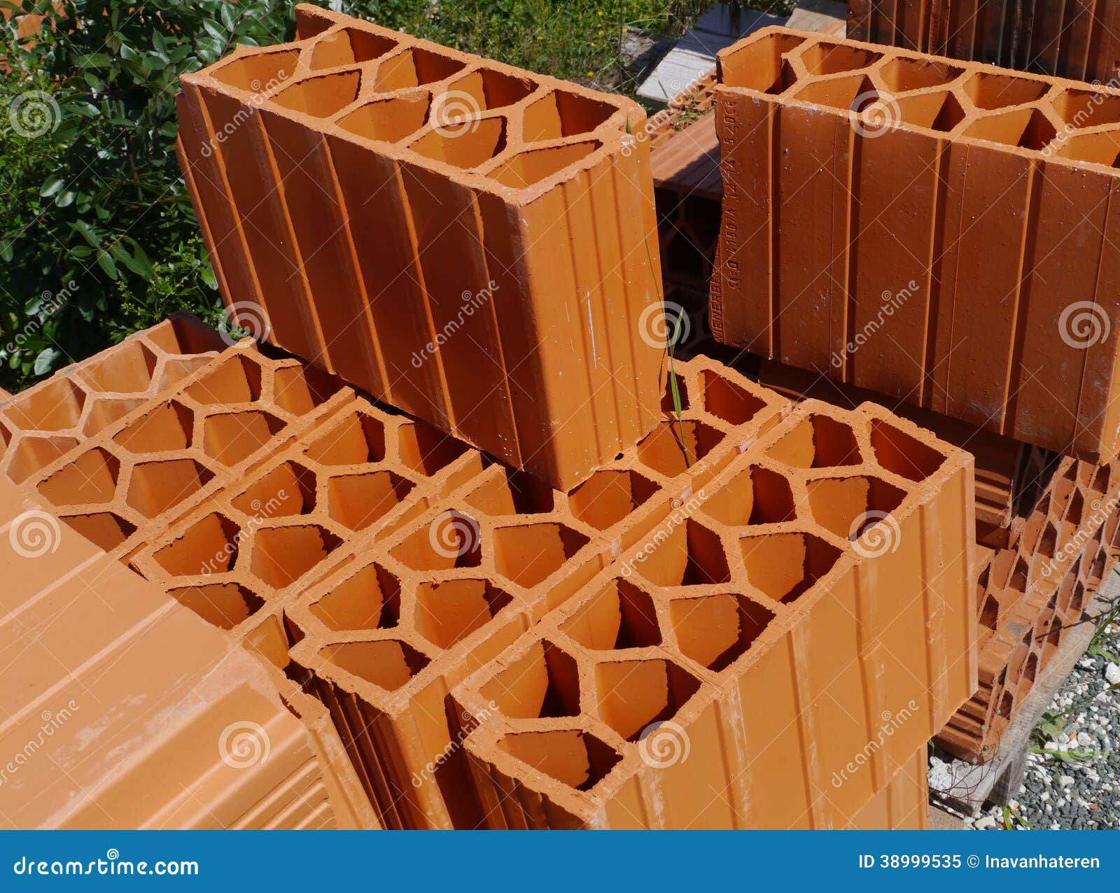 A Composition of Red Bricks Stock Image - Image of equipment ...