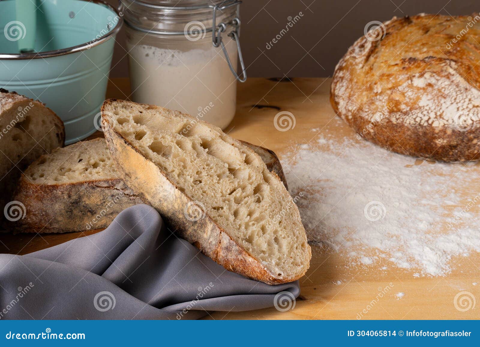 Composition for Restaurants or Bakeries with Sourdough Bread Stock ...